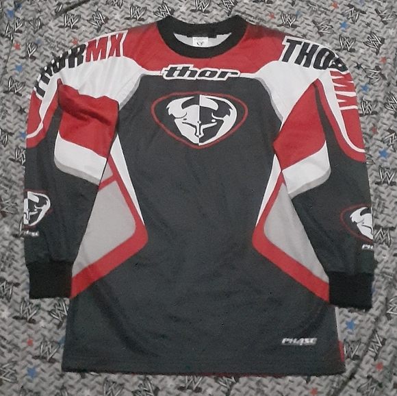 thor | Shirts | 9s Thor Racing Vintage Motocross Jersey Atv Mx Bmx Dirt ...